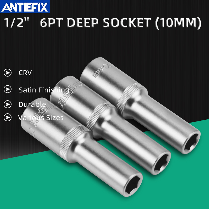 ANTIEFIX ATSD12-10MM 1/2” 12PT Deep Socket Hand Tool-power tools ...